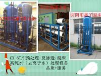 China 450000 Grain Mixed Bed Deionizer Ion Exchange Water Purification System 125 GPM for sale