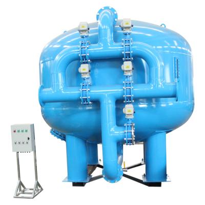 China 250m3/H Industrial Sand Filter Water Treatment System Reduces Solid Particles for sale