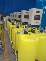 China 500L PE Tank Automatic Chemical Dosing Unit With Mixer Dosing Pump for sale