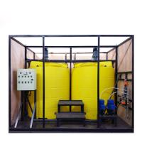 China 1000L PE Tank Chemical Dosing System with Metering Pump 110-240V for sale