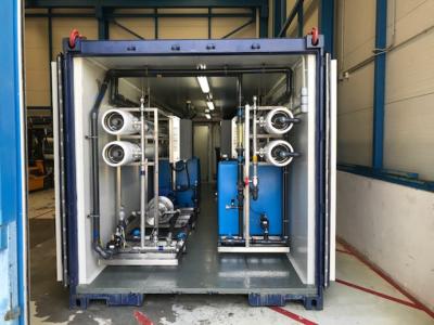 China 100m3/h Mobile Water Treatment System with 75% Recovery Rate for Industrial and Disaster Relief Applications for sale