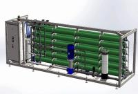 China Skid Mount RO Water Treatment System for Food & Beverage - 98.5% Salt Rejection, 50-75% Recovery Rate for sale