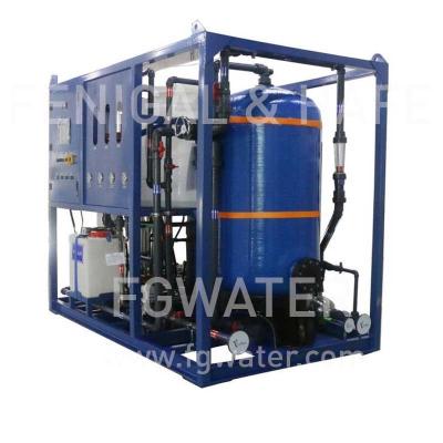 China 1000TPD Marine Reverse Osmosis System - 158.0 LPH Seawater Desalination with 110/240VAC Operation for sale