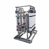 China 50TPH Ultrafiltration Water Treatment System with 20ft Container Design | 0.2 MPa Pressure 99.9999% Removal Rate for sale