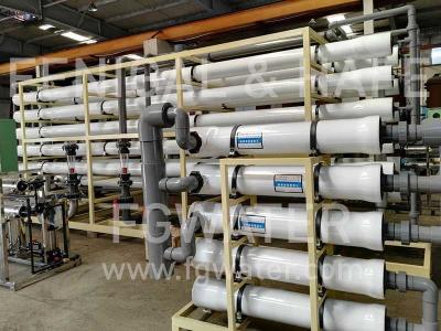 China 30000-180000 GPD Commercial Brackish Water Reverse Osmosis System with 16 kg/cm² Pressure for sale