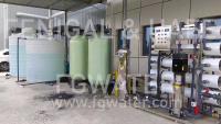China 8000LPH Brackish Water Reverse Osmosis System with 10,000 ppm TDS Capacity and USA DOW Membranes for sale