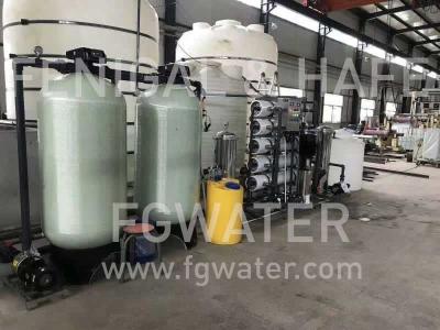 China Commercial 5000LPH Brackish Water Reverse Osmosis System with 99% Salt Rejection and PLC Control for sale