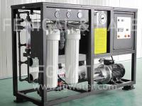 China Commercial 2300LPH Seawater Reverse Osmosis System 610GPH 230V 60Hz 3P for sale
