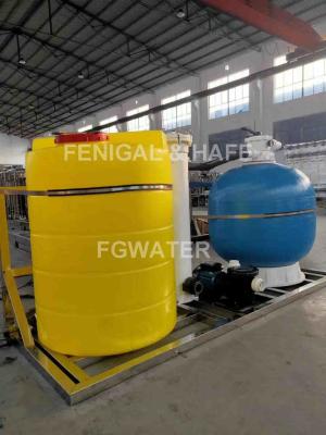 China 6000GPD Seawater Reverse Osmosis Desalination System Skid Mounted 380V 7.5KW for sale