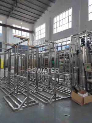 China 4000LPD Seawater Reverse Osmosis System 4.0KW PLC Control Desalination Plant for sale