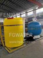 China 3000 GPD Commercial Reverse Osmosis System 5000 ppm Turbidity Removal 4040 Membrane for sale
