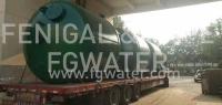 China Industrial Reverse Osmosis Water Treatment System 9000 GPD 4 Membranes for Beverage Production for sale
