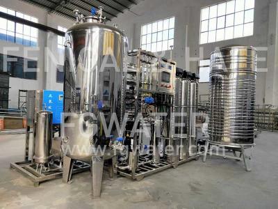 China Mining Industry Reverse Osmosis Water Treatment System 415V Skid Mount 9000 GPD for sale