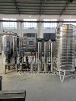 China Mining Industry Reverse Osmosis Water Treatment System 415V Skid Mount 9000 GPD for sale