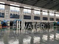 China PLC Reverse Osmosis Water Treatment System 9000 GPD with CNP Pump for Industrial Purification for sale