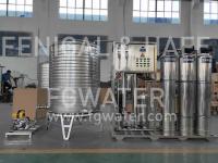 China Commercial Reverse Osmosis System 6000 GPD 4040 Membrane Water Treatment Plant for sale