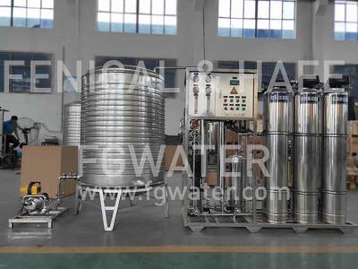 China Commercial Reverse Osmosis System 6000 GPD 4040 Membrane Water Treatment Plant for sale