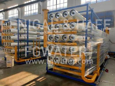 China Commercial Brackish Reverse Osmosis Water Treatment System 9000 GPD 1.5 m3/h for sale