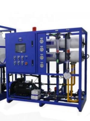 China 50 TPD Seawater Desalination Plant with CAT Pump 380V 18KW for Industrial Water Treatment for sale
