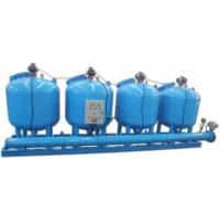 China Industrial Automatic Backwash Bypass Sand Filter for Cooling Tower Circulating Water 500-3200mm for sale