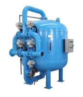 China Industrial Automatic Backwash Bypass Sand Filter for Cooling Tower Circulating Water 500-3200mm for sale