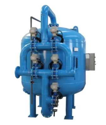 China Industrial Bypass Filtration Shallow Sand Multimedia Filter Water Treatment 5-12m/H Flow Rate for sale
