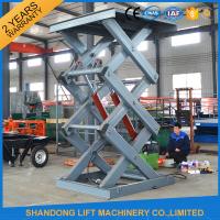China Warehouse Stationary Hydraulic Scissor Lift for Material Loading / Handling for sale