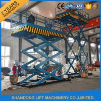 China 5 T Stationary Hydraulic Heavy Duty Scissor Lift , Hydraulic Work Platform Lift for sale
