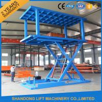 China Stacker Car Parking System with Anti Skid Checkered Plate Double Platform for sale
