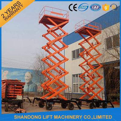 China Electric Hydraulic Lift Table , Mobile Aerial Work Lifting Platforms Equipment for Building Cleaning for sale