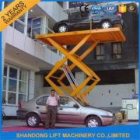 China Car / Vehicle / Truck Heavy Duty Hydraulic Scissor Car Lift Systems Explosion Proof for sale