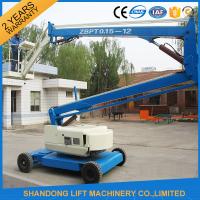 China 360 Rotation Self Propelled Trailer Mounted Boom Lift with Hydraulic Crank Arm for sale