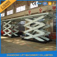 China Double Heavy Duty Stationary Hydraulic Scissor Lift for Cargo Moving for sale