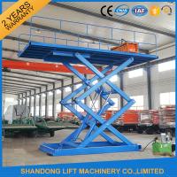 China 3T 4.5M Hydraulic Mini Vehicle Scissor Car Lift Auto Lift For Parking for sale