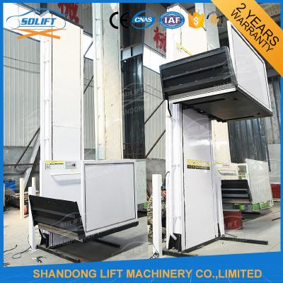 China Electric Vertical Wheelchair Platform Lift with Inching Switch / Automatic Control Mode for sale
