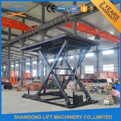 China 3.5m Hydraulic Scissor Car Lift / Hydraulic Home Garage CE SGS for sale