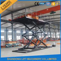 China CE 3T 4.8M Hydraulic Scissor Car Lift For Parking Scissor Type Basement Car Lift for sale
