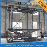China Underground Scissor Double Car Parking System Hydraulic Car Lift for 2 Cars for sale