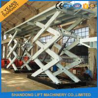 China 10T Heavy Duty Stationary Hydraulic Scissor Lift Table for Cargo with CE TUV SGS for sale