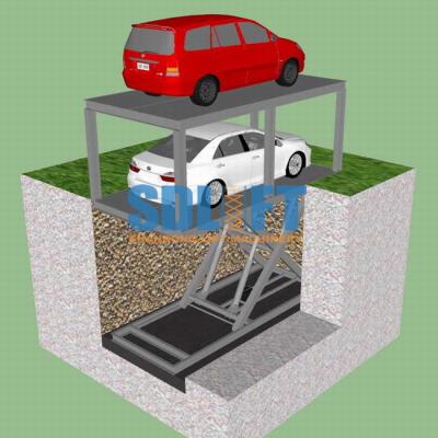 China Custom Made 2500kgs Scissor Hydraulic Car Ramps Equipment for sale