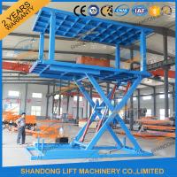 China 3T Double Deck Car Parking Lift for Villa Home Garage Double Basement Car Lift for sale