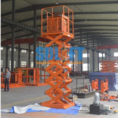 China 1 Tonne 3m Stationary Hydraulic Scissor Lift With Ce for sale