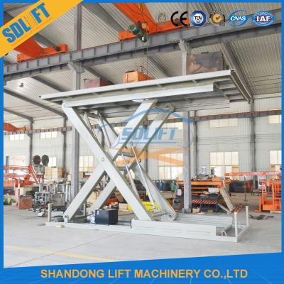 China Mobile 2.5t 3m Hydraulic Scissor Car Lift For Home Use for sale