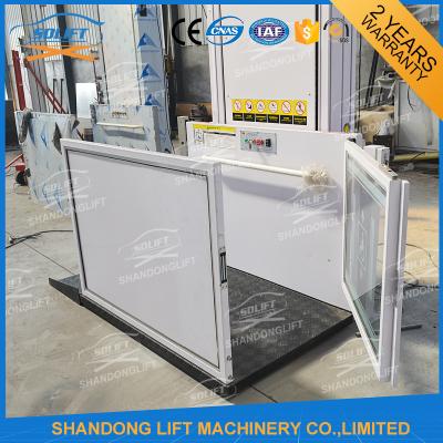 China Outdoor Hydraulic Vertical Wheelchair Platform Handicap Lift Equipment For The Disabled for sale