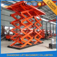 China CE Large Heavy Duty Double Scissors Home Garage Car Lift With Hydraulic System for sale