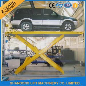 China Hydraulic Scissor Car Lift For Home Garage for sale