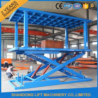 China Portable Hydraulic Scissor Car Lift home elevator WITH high strength Manganese Steel for sale