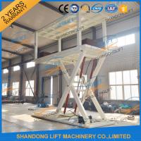 China 5T 3.6M CE Double Platform Scissor Car Lift Hydraulic Scissor Car Lift for 2 Car for sale