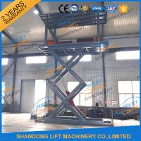 China 5T 5.36M Double Platform Scissor Car Lift for Villa In-ground Car Lift for House for sale