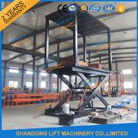 China 5T 3.7M Portable Double Deck Car Parking System Home Scissor Car Lift for 2 Car for sale